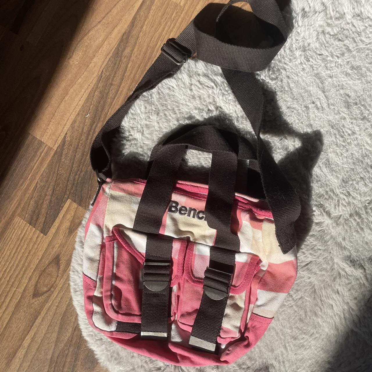Pink Bench Camouflage Crossbody Bag good condition x - Depop