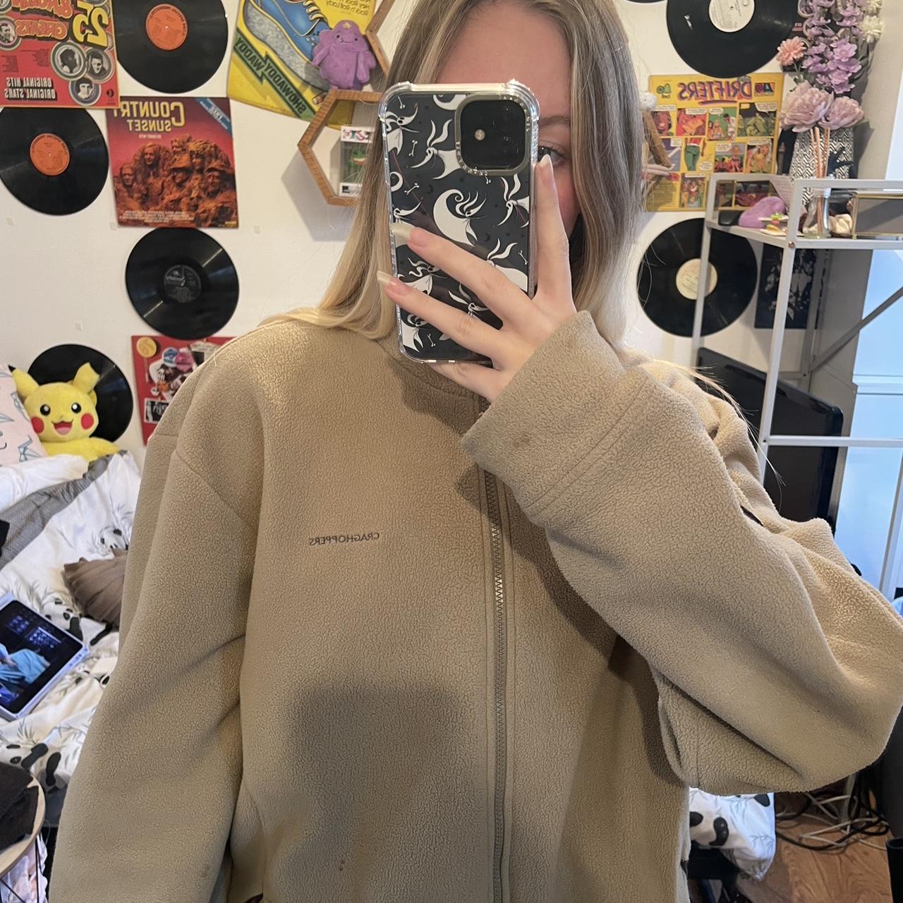 Beige Craghoppers Fleece Jacket size L good condition x - Depop