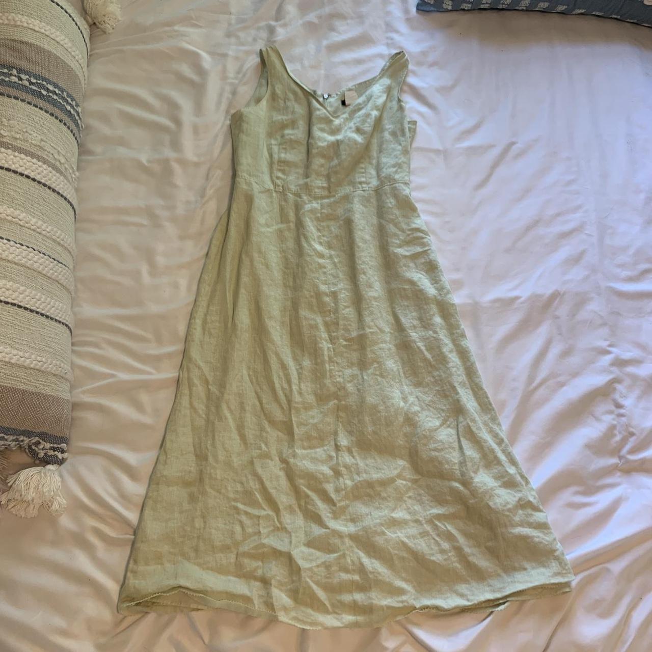 J Crew Womens Green Dress Depop