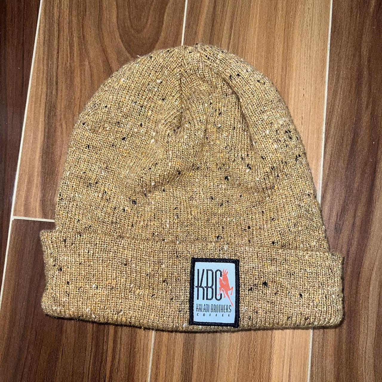 Cute beanie from local Alaska coffee shop, brand new! - Depop