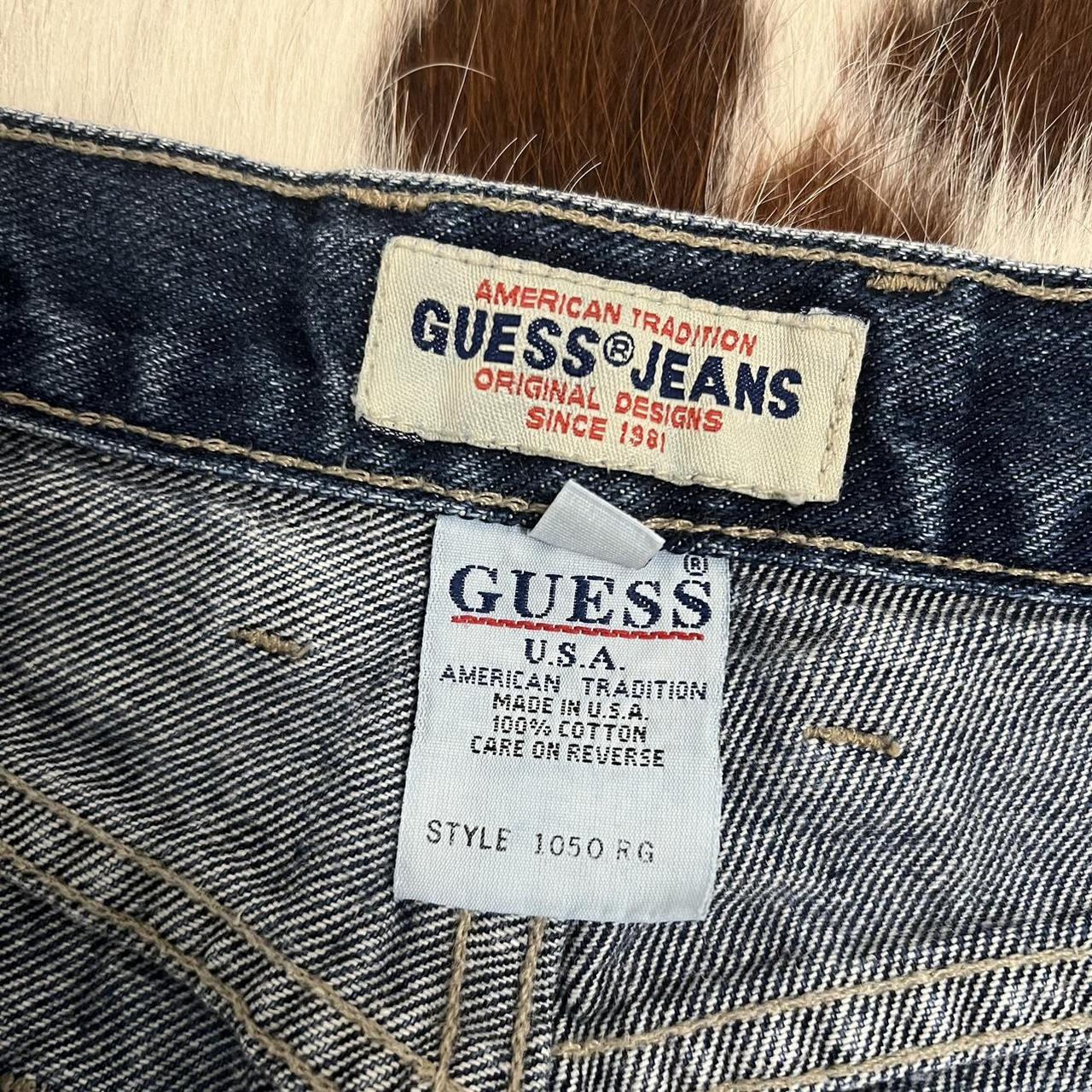 Vintage Guess Made in USA jeans - measurements in... - Depop