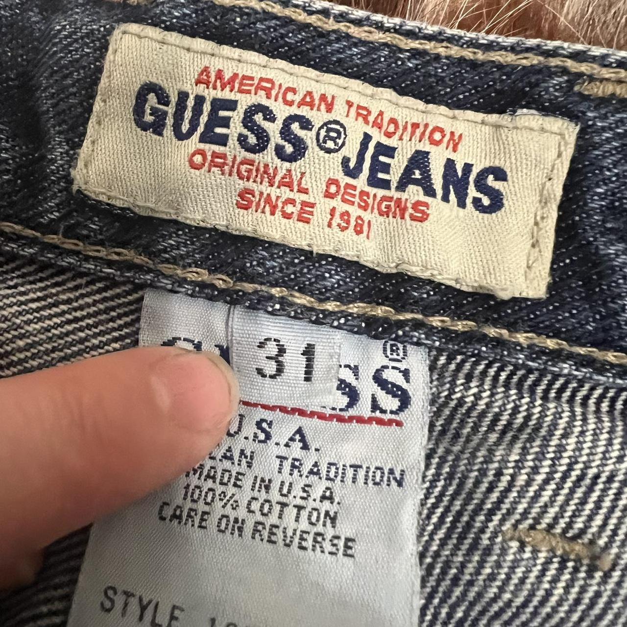 Vintage Guess Made in USA jeans - measurements in... - Depop