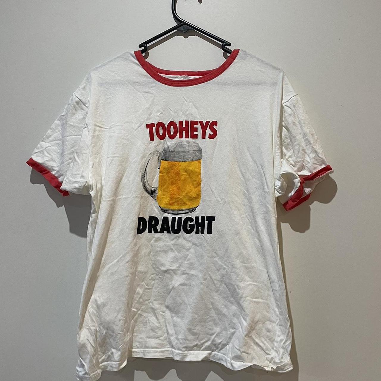 Vintage tooheys draft tee. Fits a size M - Depop