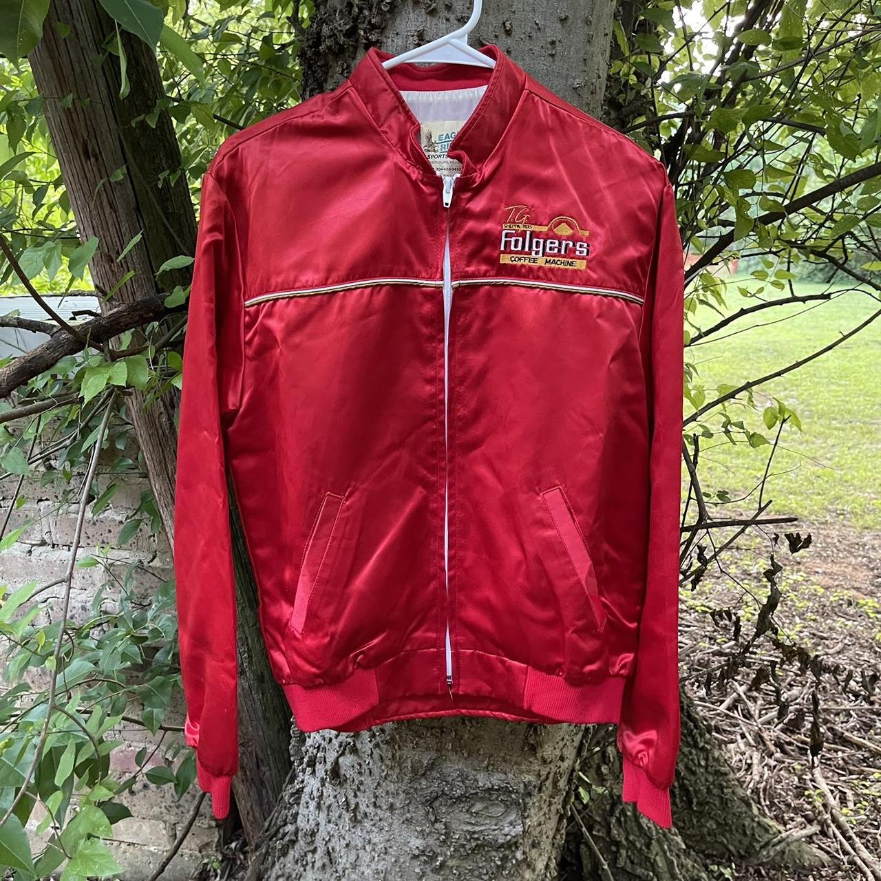 NASCAR Men's Red Jacket | Depop