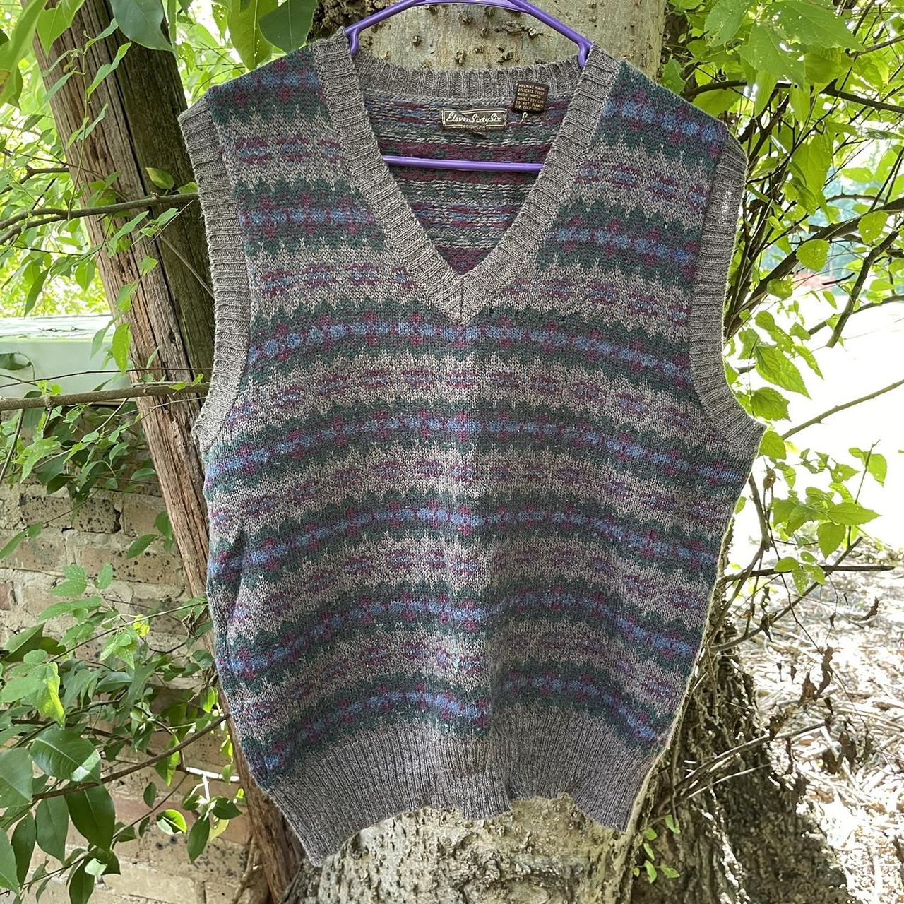 Vintage Eleven Sixty Six Acrylic / Wool Sweater... - Depop