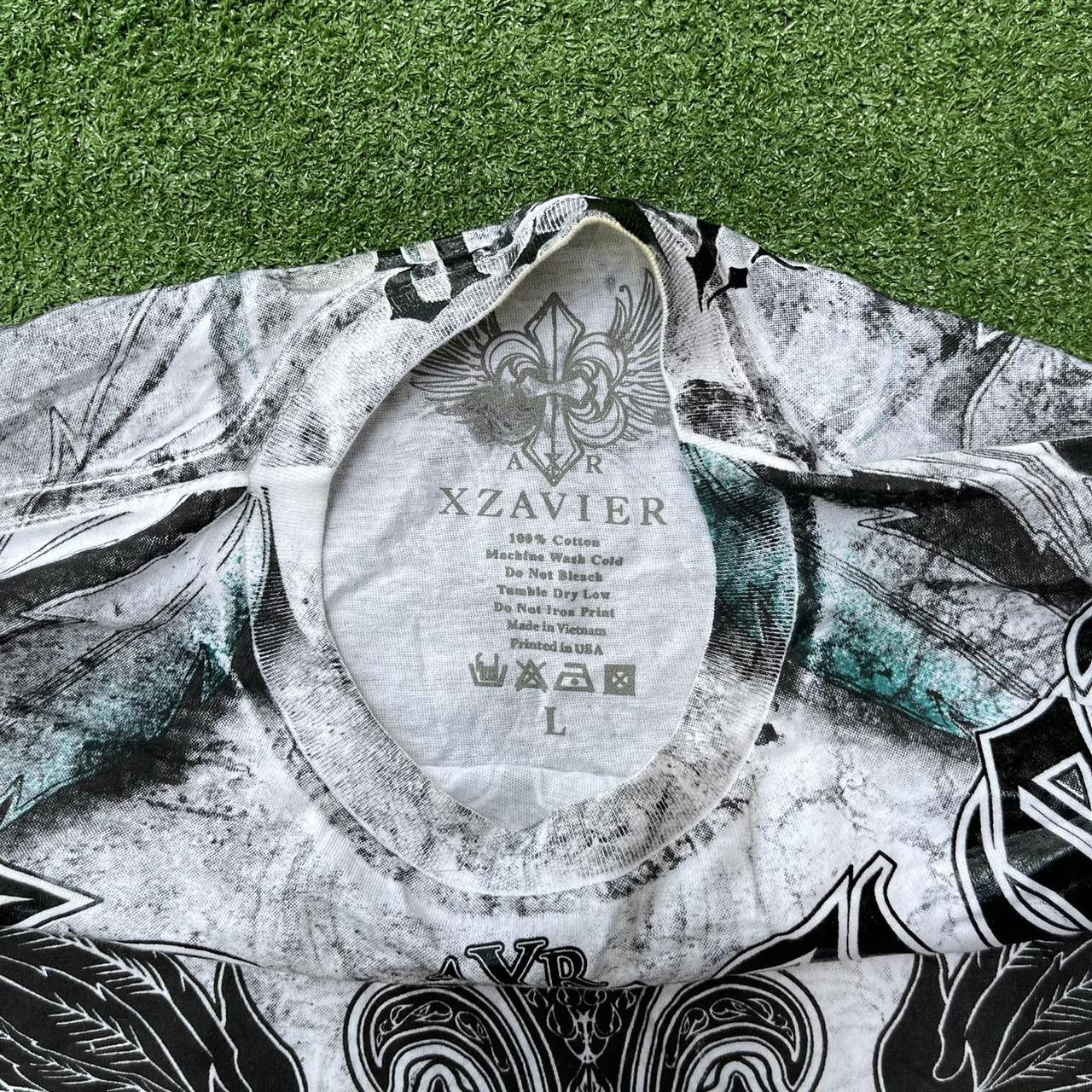 Xzavier Wings Cross Patron Saint AXR T Shirt Y2K... - Depop