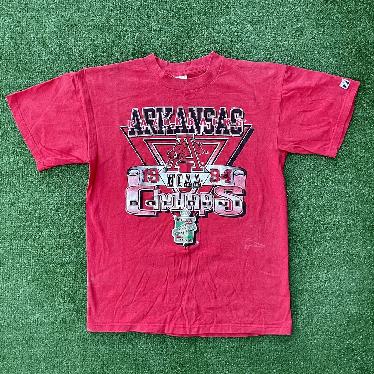 Vintage 1994 Arkansas Razorbacks Basketball National... - Depop