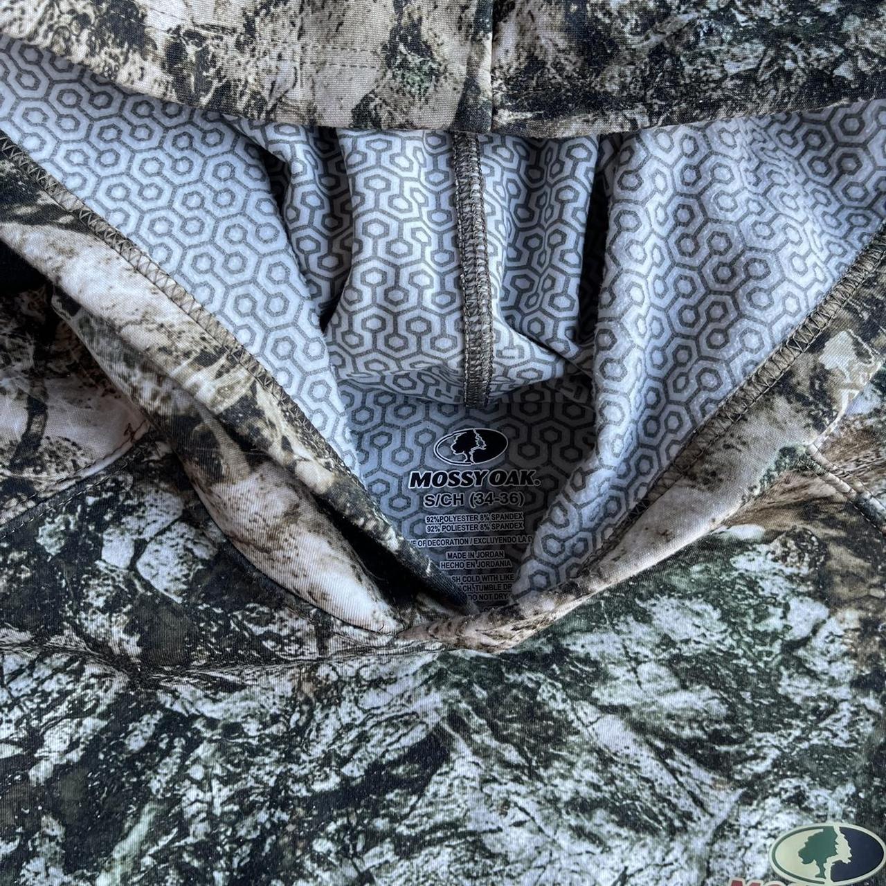 Mossy Oak Elevation Camo Camouflage Hoodie Blank... - Depop