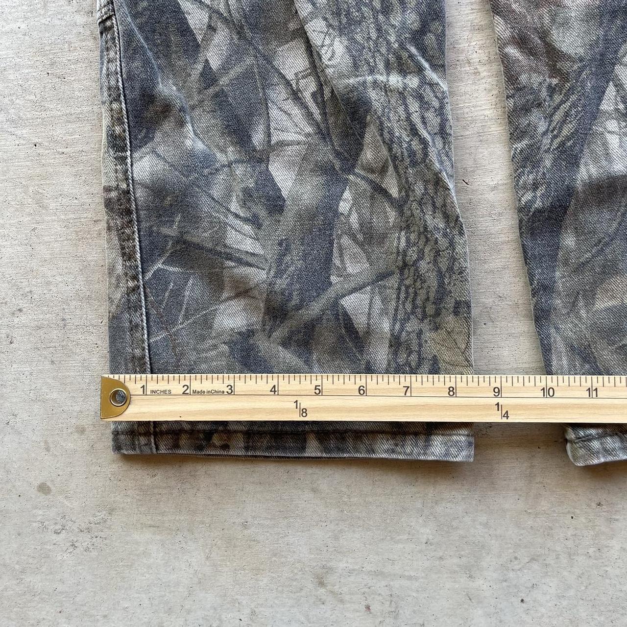 Vintage Y2K Realtree Faded Camo Camouflage Double... - Depop
