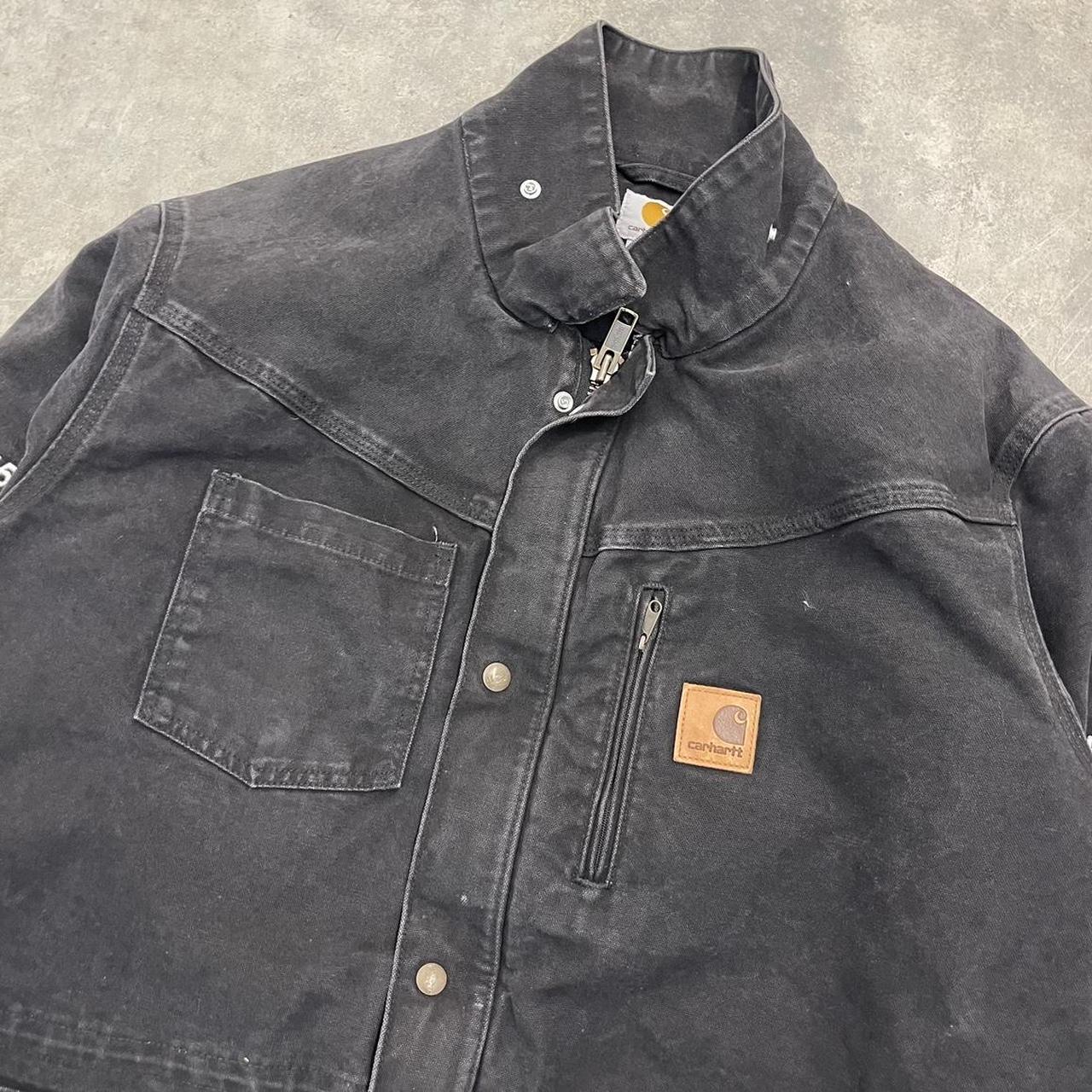 Vintage Carhartt Canvas Rancher Zip Up Heavyweight... - Depop