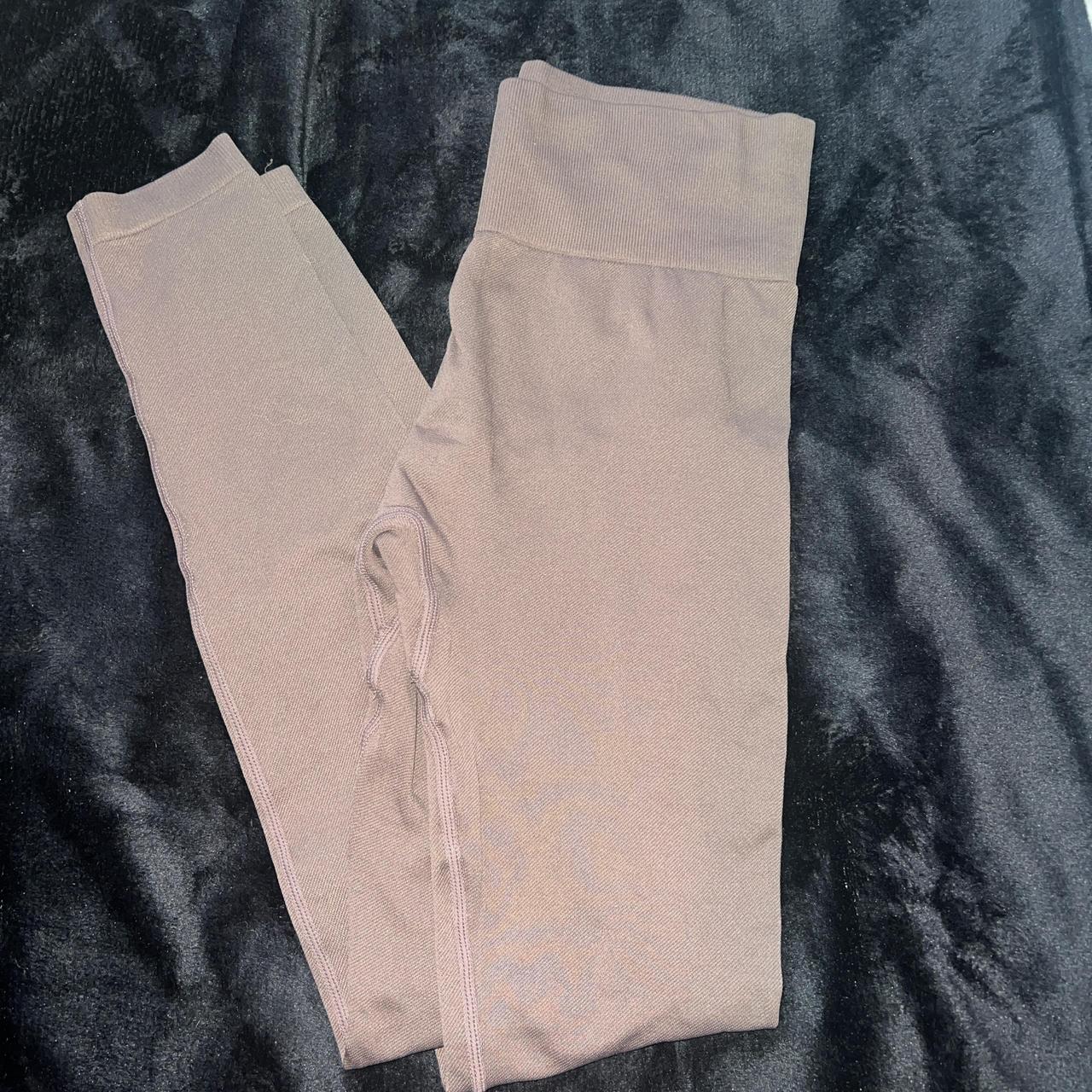 PLT matching gym set - brown Size M top Size S... - Depop