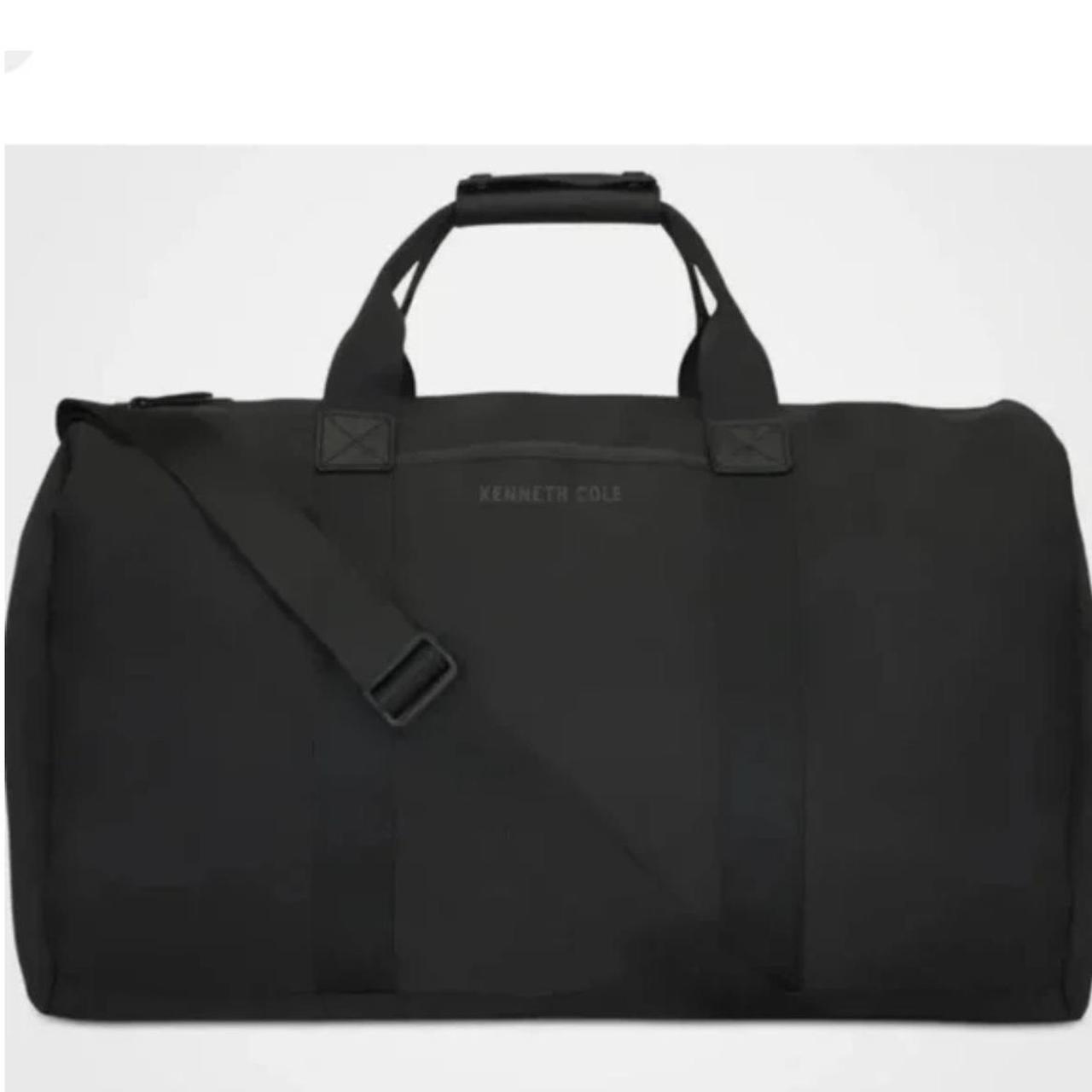 Kenneth Cole Weekender Duffle Bag Black 20x12 - Depop