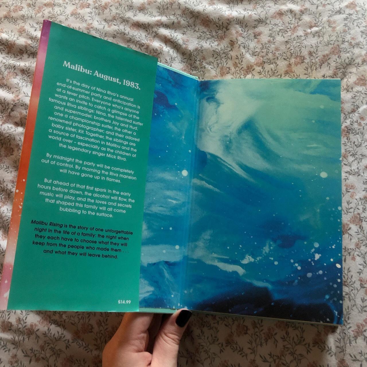 Malibu Rising by Taylor Jenkins Reid hardback book,... - Depop