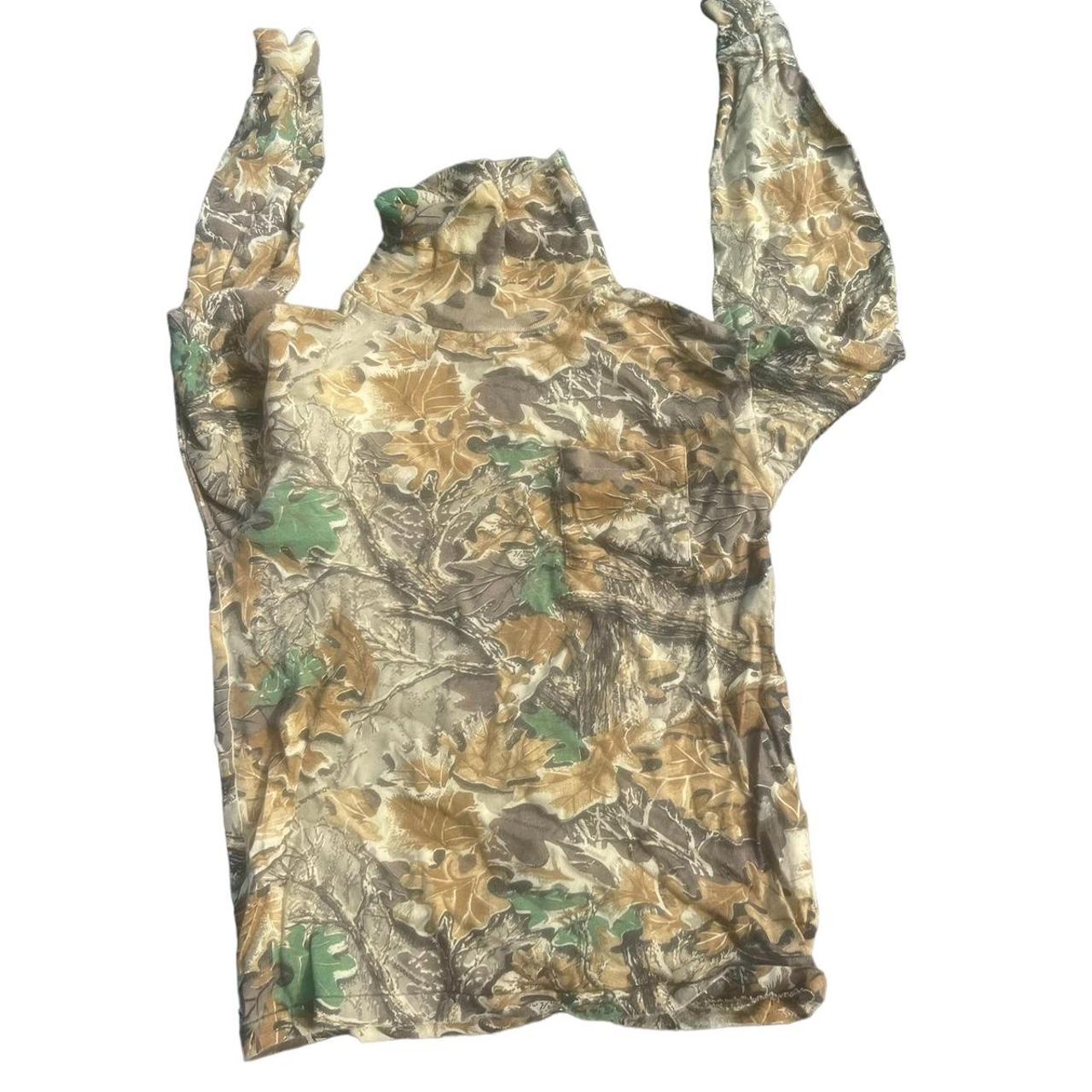 Camo turtleneck True 2 size No flaws Camo - Depop