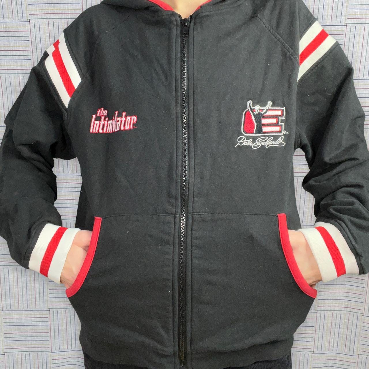 Dale Earnhardt zip-up hoodie Vintage y2k black... - Depop