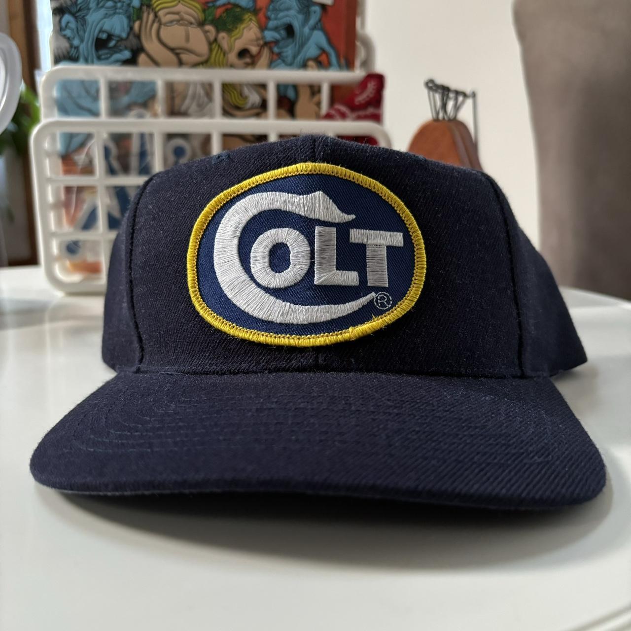 Vintage Colt Revolvers Snapback Hat Vintage 1980s... - Depop