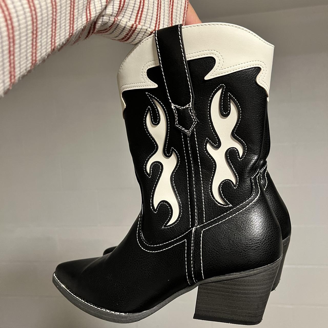 universal threads cowboy boots🤠 worn only for a... - Depop