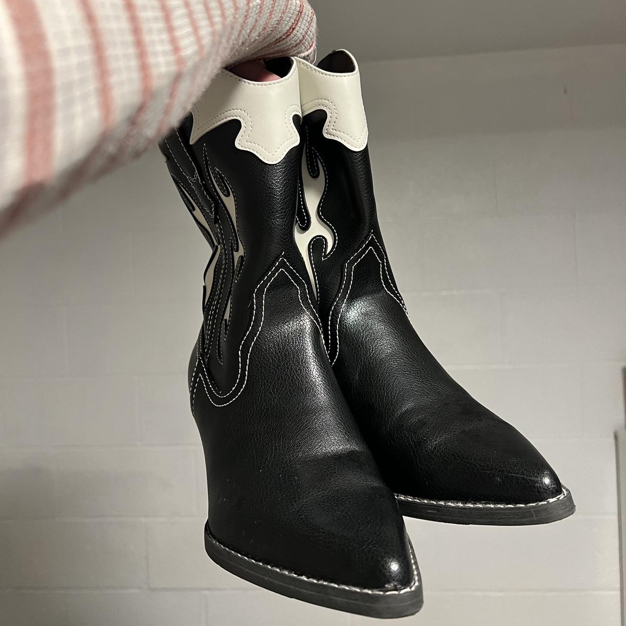 universal threads cowboy boots🤠 worn only for a... - Depop