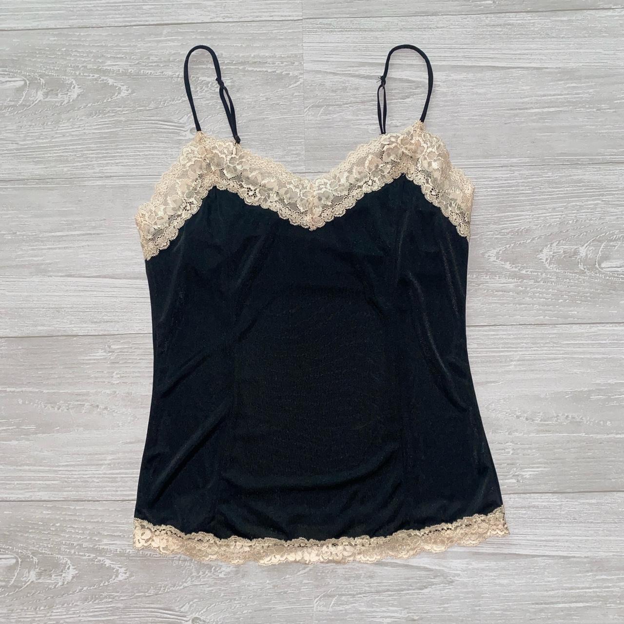 y2k 2005 victoria secret cami 🤍 lined silk cami with... - Depop