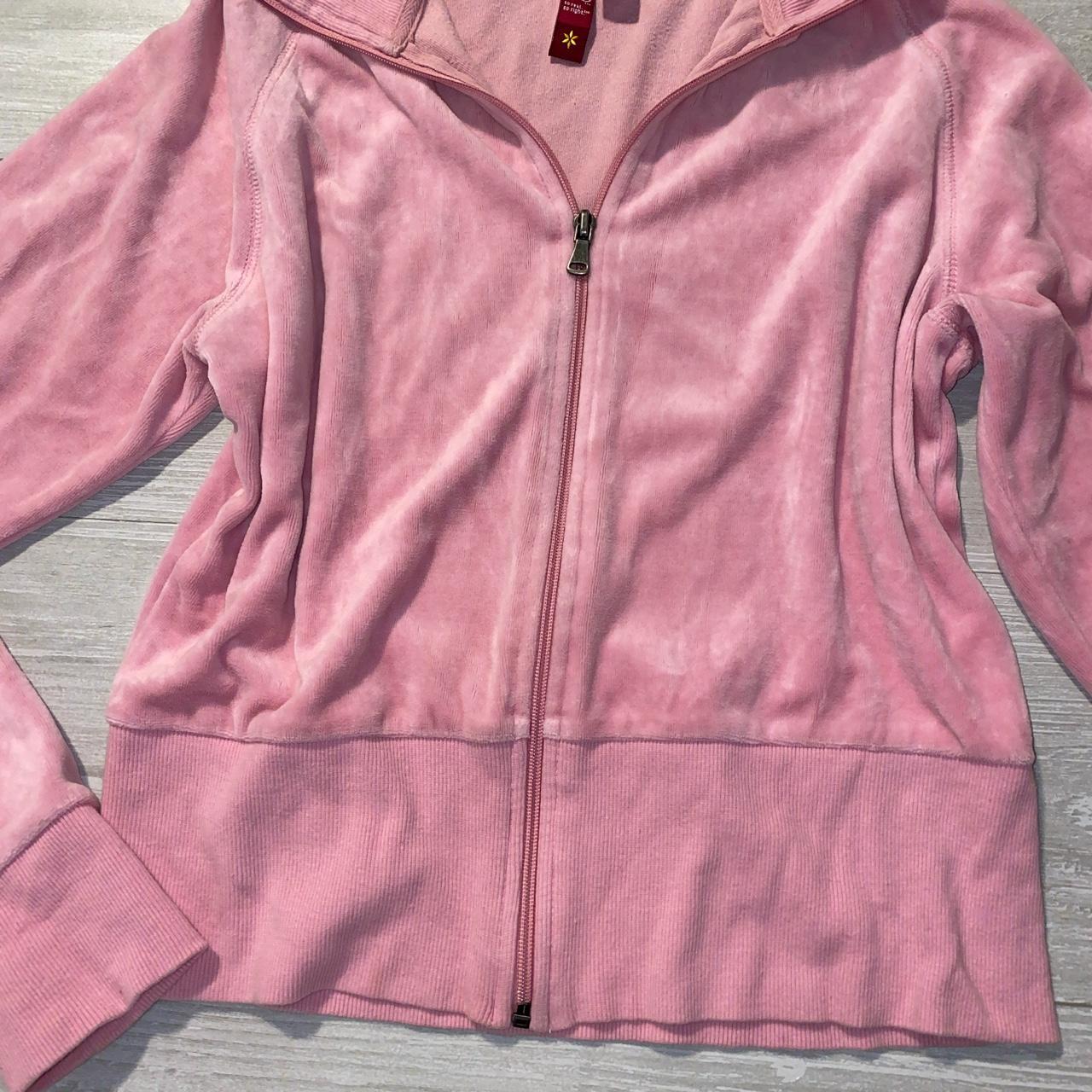 Early 2000’s cropped jacket 💕 Bubble gum pink xl... - Depop