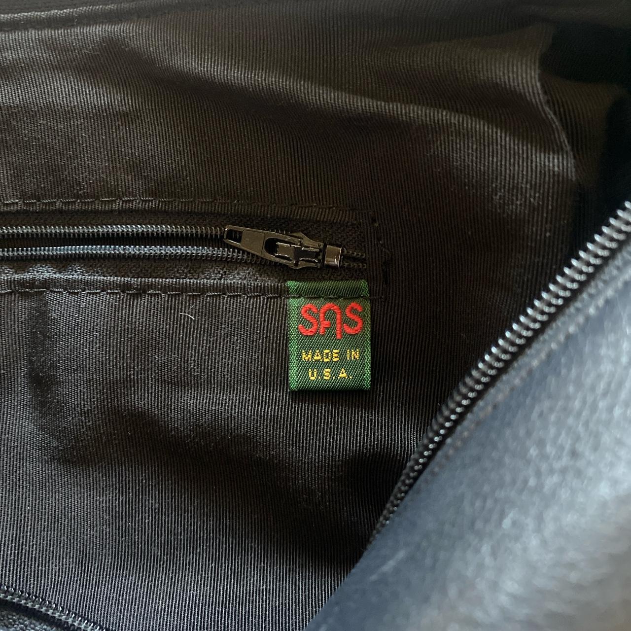 SAS vintage leather crossbody bag. has two open... - Depop