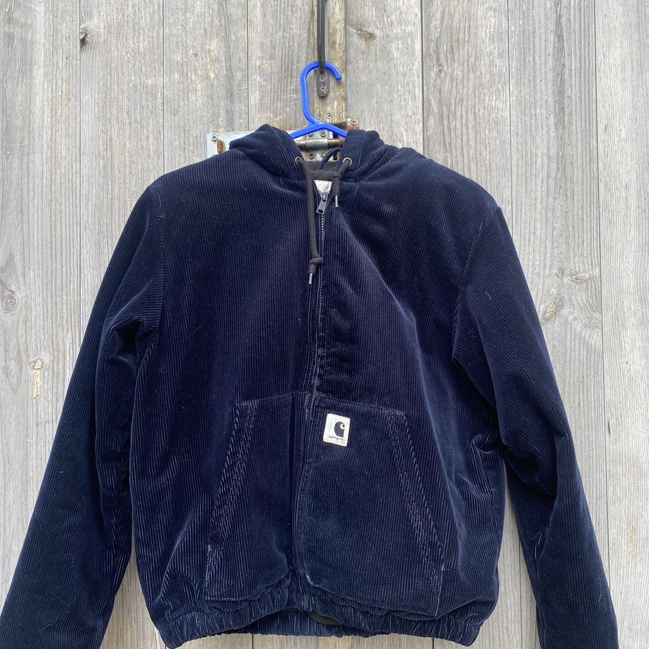 Carhartt womens WIP timber jacket 🫧 Navy blue... - Depop