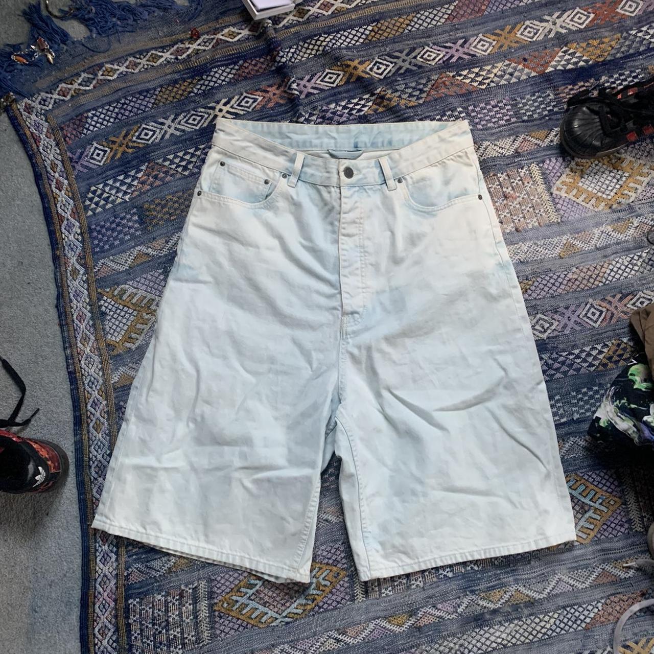 light washed jorts 32 waist Super baggy - looks... - Depop