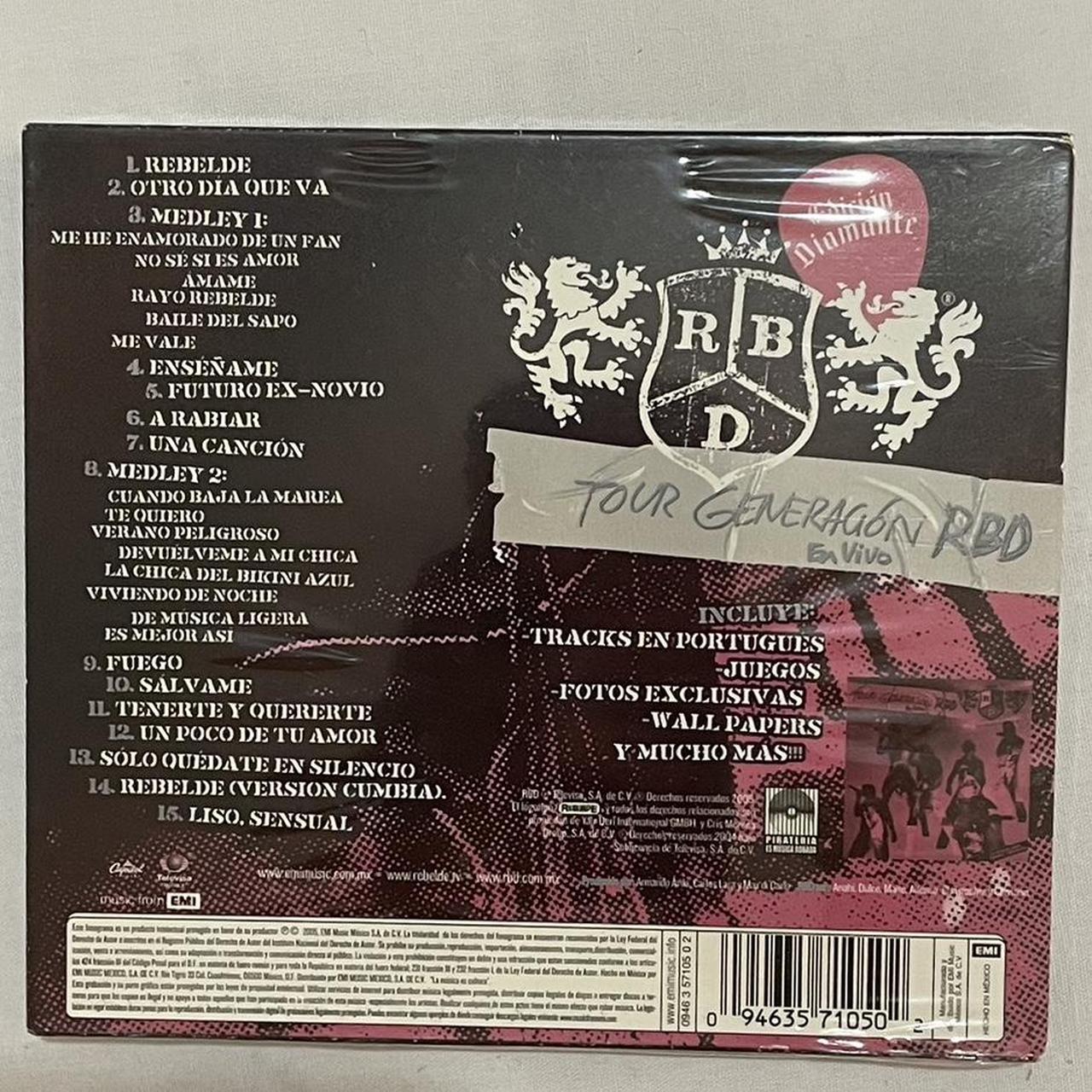 Rebelde CD 15 Songs / 15 Canciones Includes: Tracks... - Depop