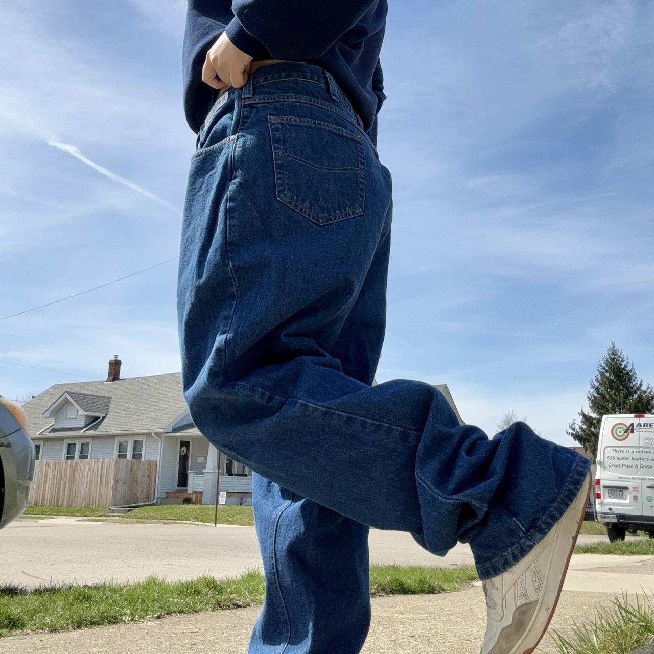 Xl xxl carhartt jeans 42” waist 52” hips 12”... | Depop