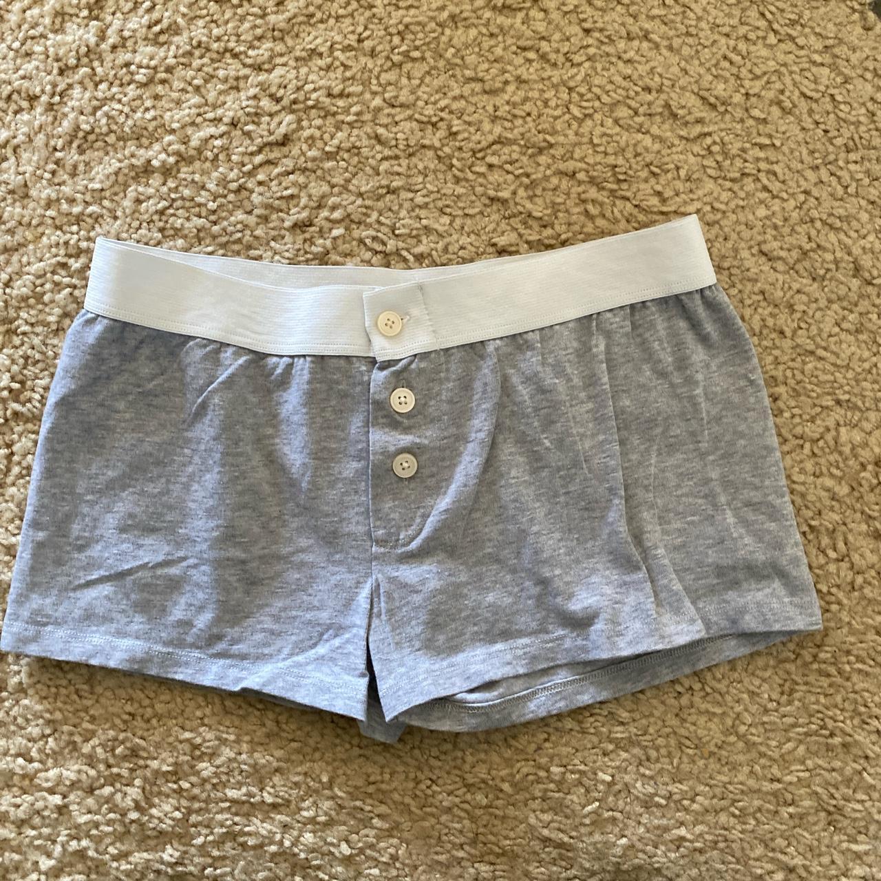 Brandy melville gray boy shorts - Depop