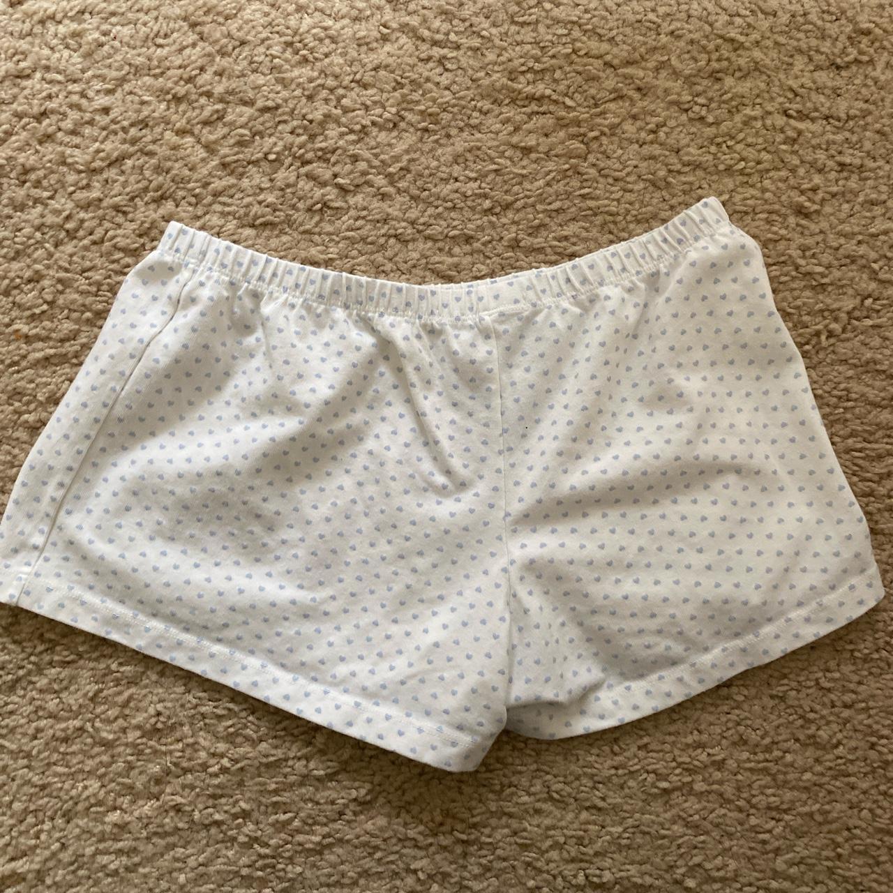 Brandy Melville emery hearts shorts - Depop