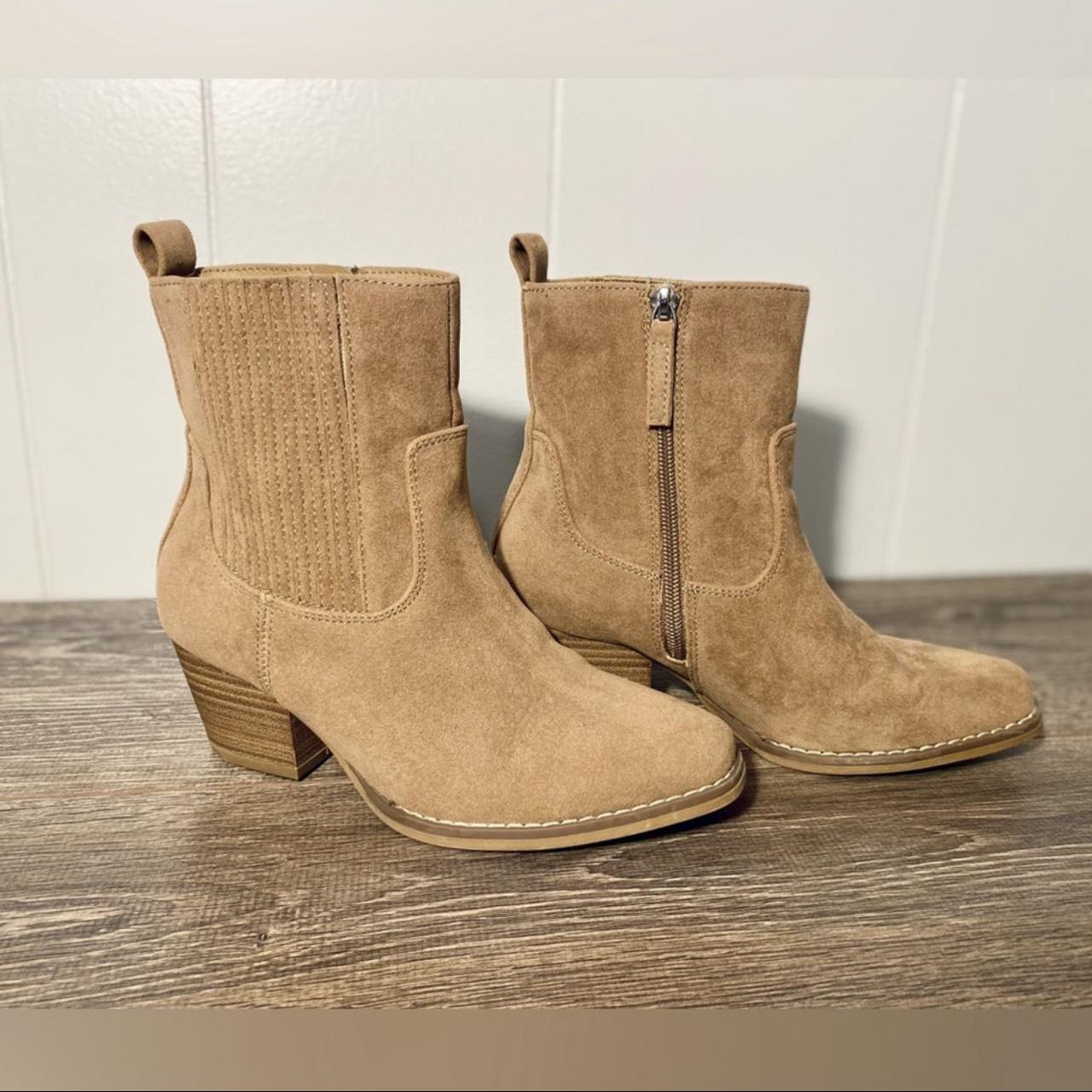 Women’s Solita Western Boots - Universal Thread Tan... - Depop