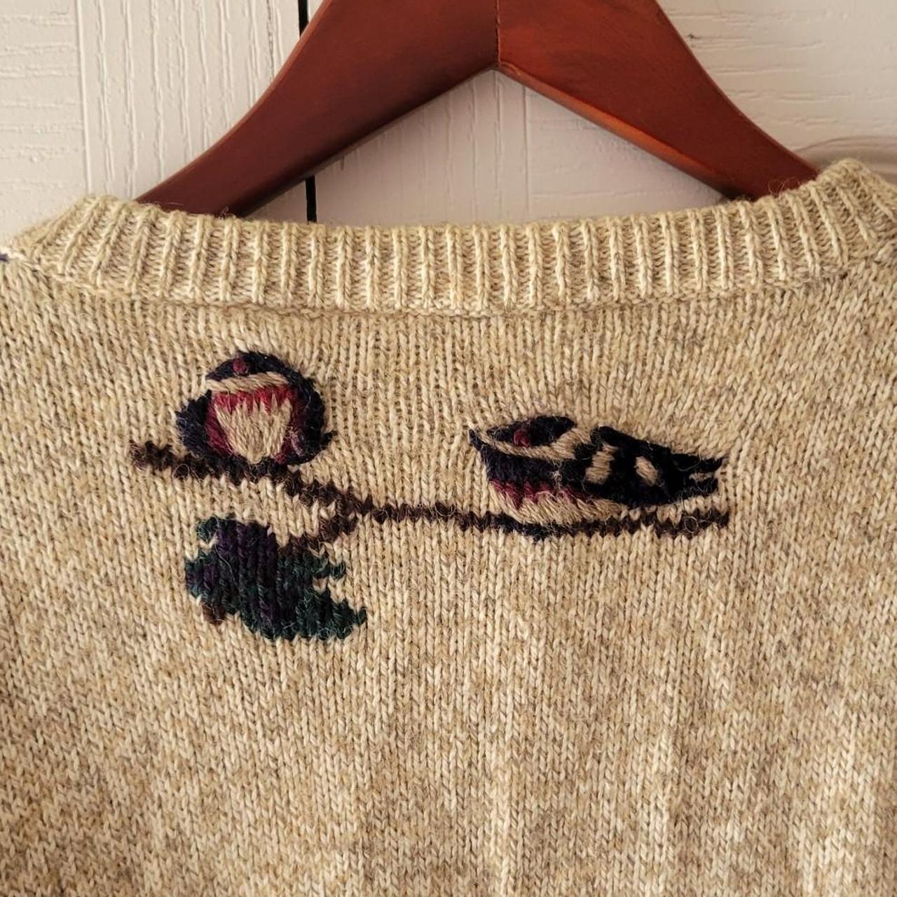 Northern Reflections Cardigan, Vintage Fair Isle... - Depop