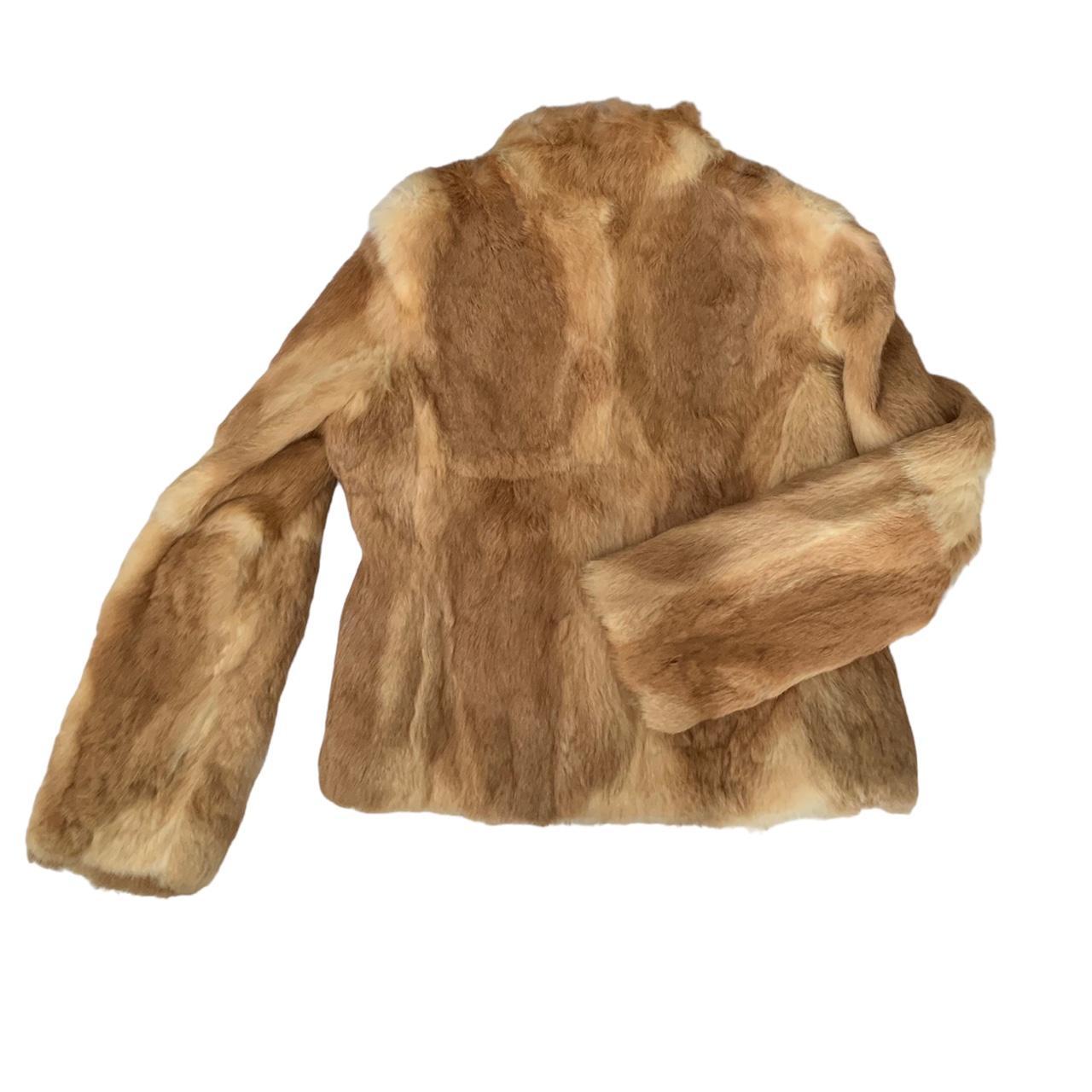 Gorgeous high neck fur jacket - Depop