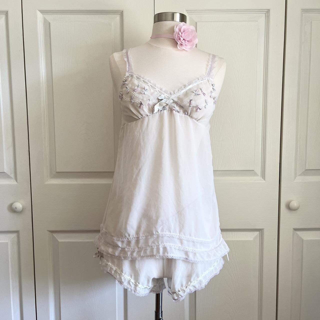 Dainty Butterfly Sheer Lounge Set Set is marked as... - Depop