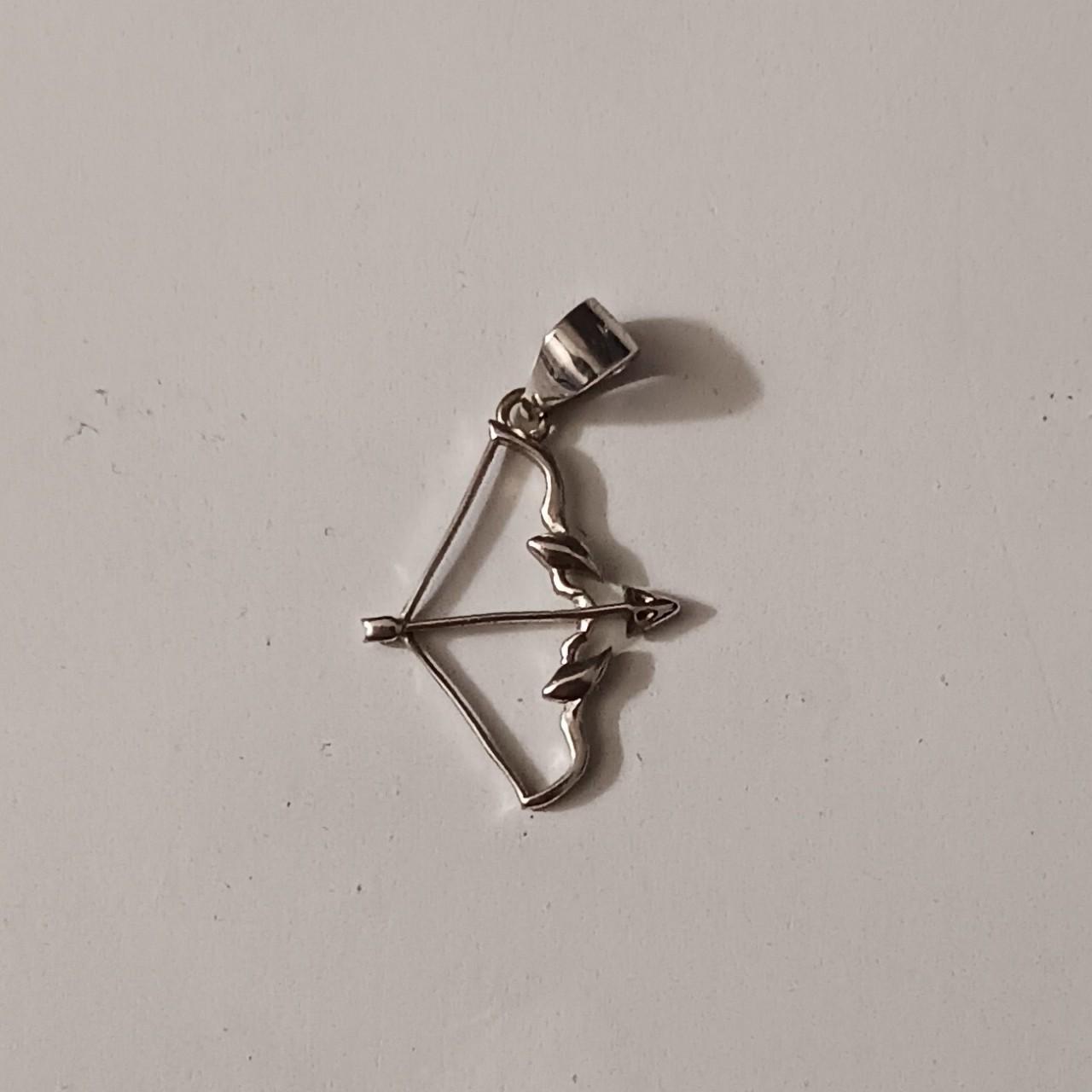 hard jewelry sterling silver cupids bow • PENDANT... - Depop
