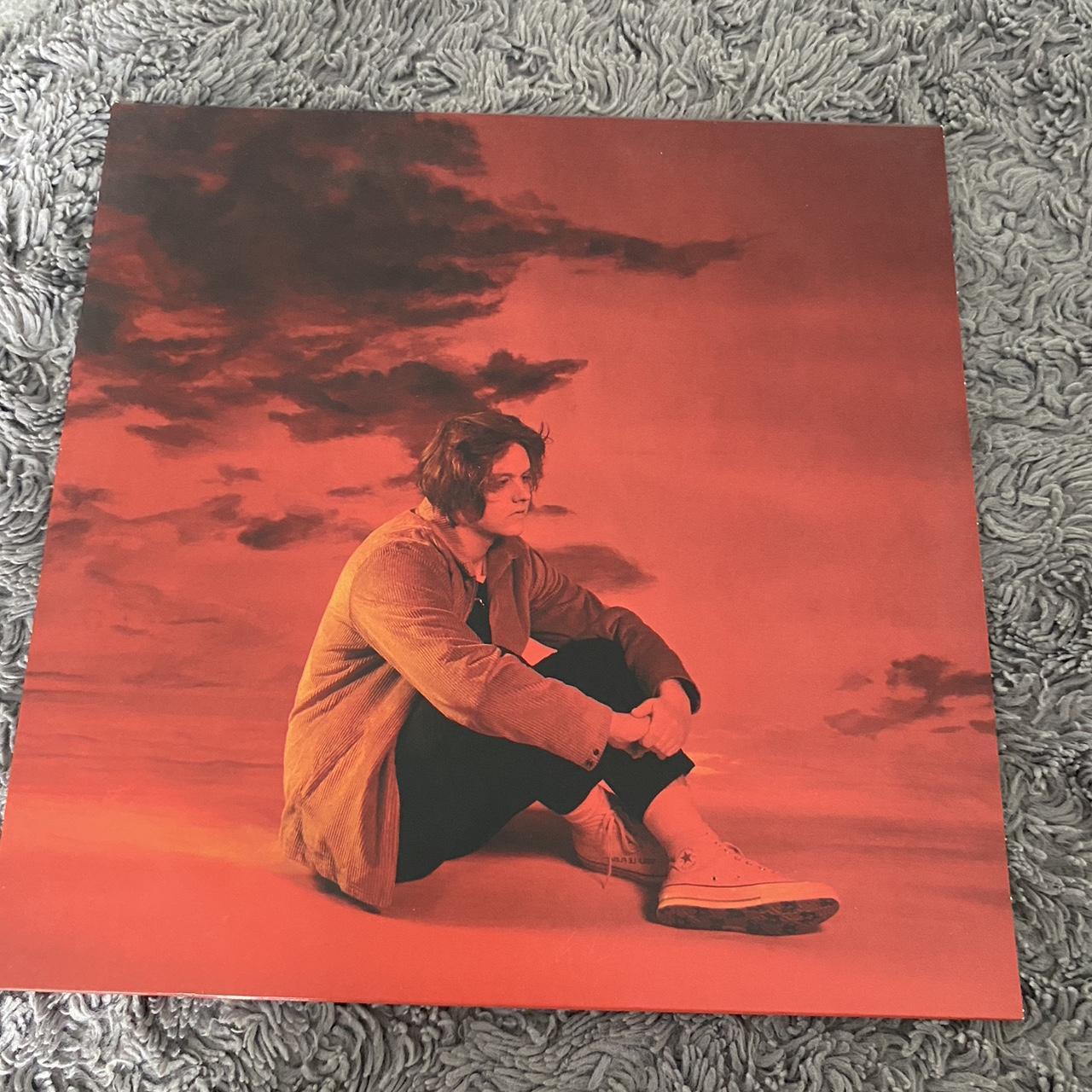 Lewis Capaldi Red and black vinyl #vinyl #lewiscapaldi - Depop