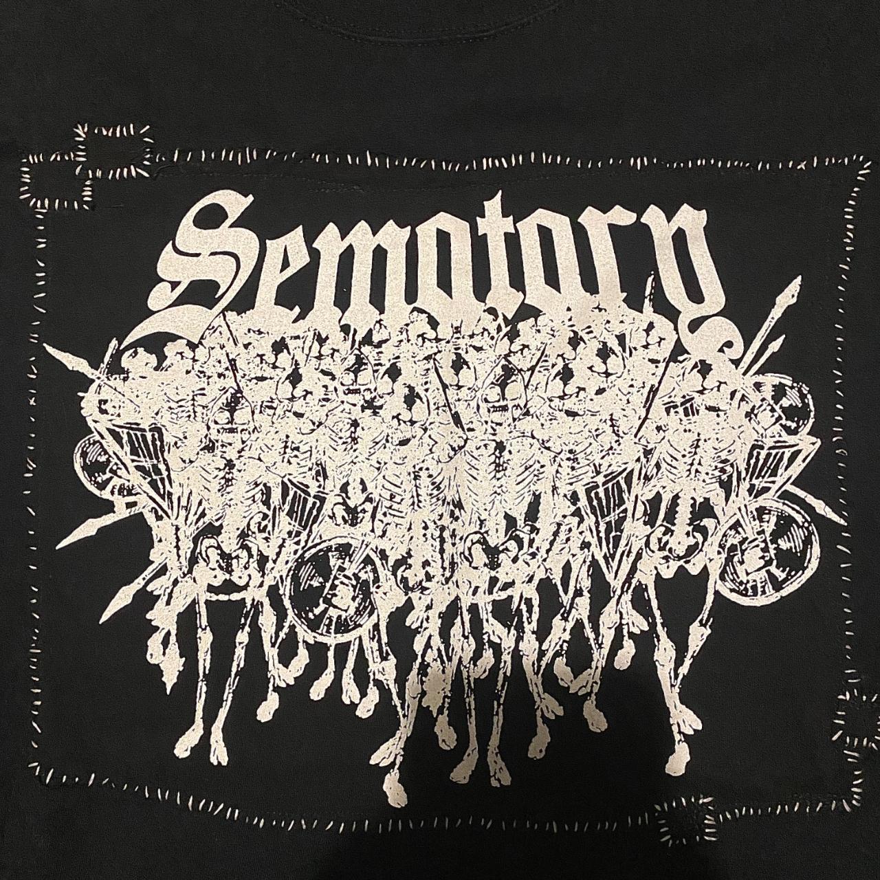 Patch work sematary tee double stitched for added... - Depop