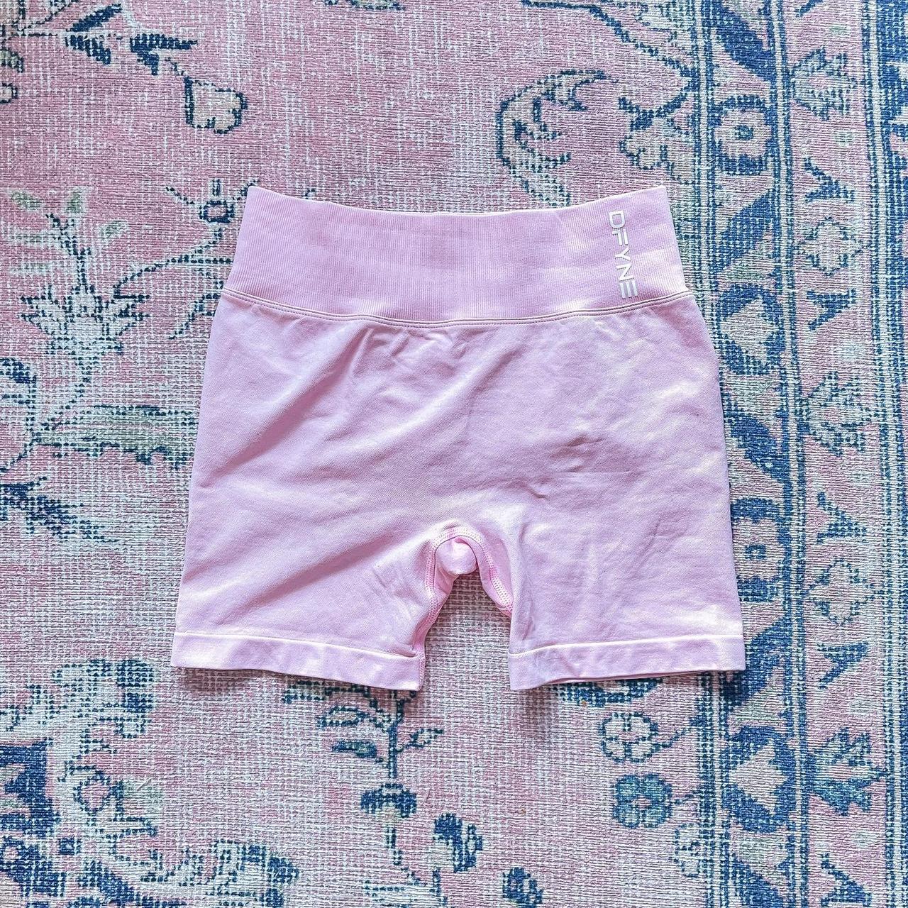 DFYNE Dynamic Shorts 4.5” in Light Rose Pink in... - Depop