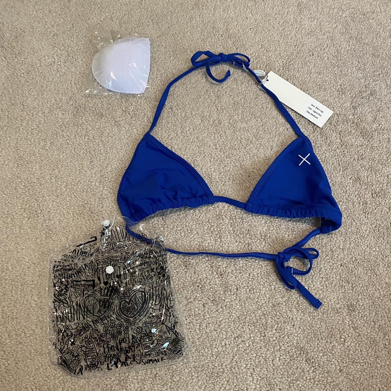 boutine la laguna blue top size M NWT listing is... - Depop