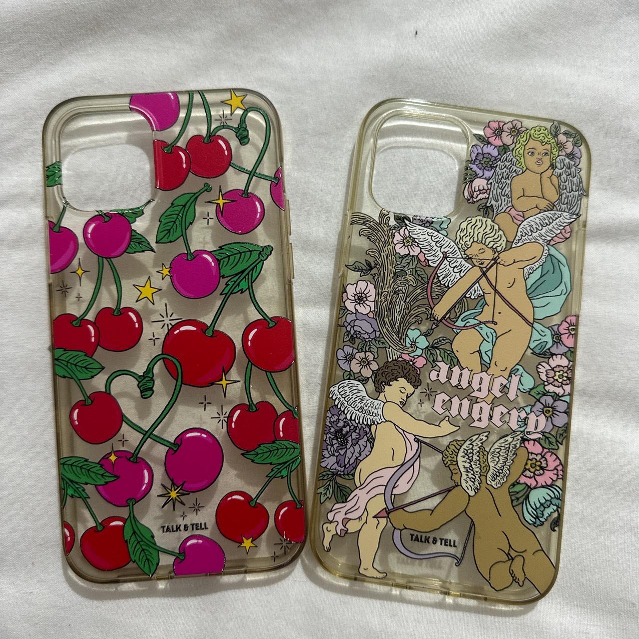 2 silicone IPhone 12 cases from a small business... - Depop