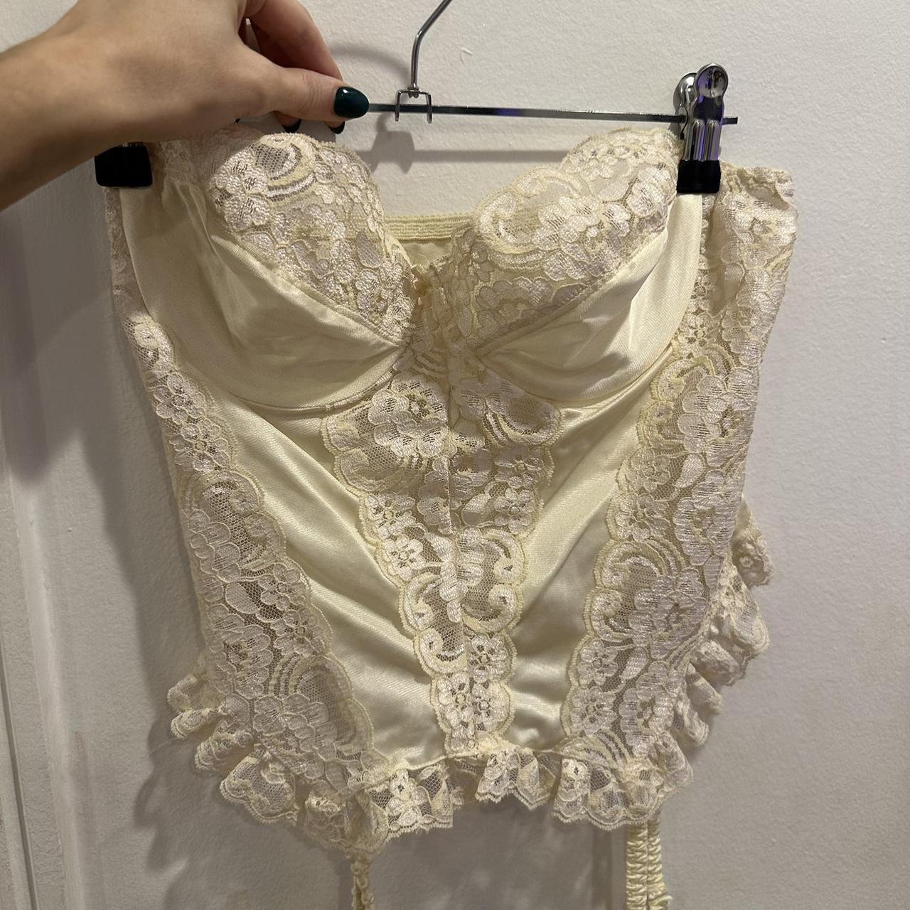 beautiful vintage lace corset. would probably fit a... - Depop