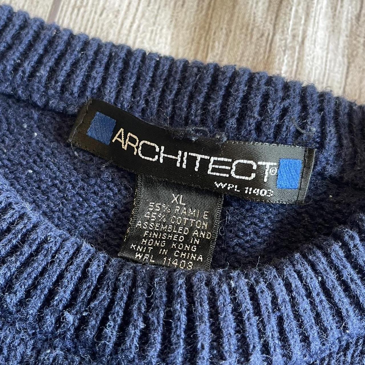 Architect Vintage Golfer Knit Sweater size XL in... - Depop