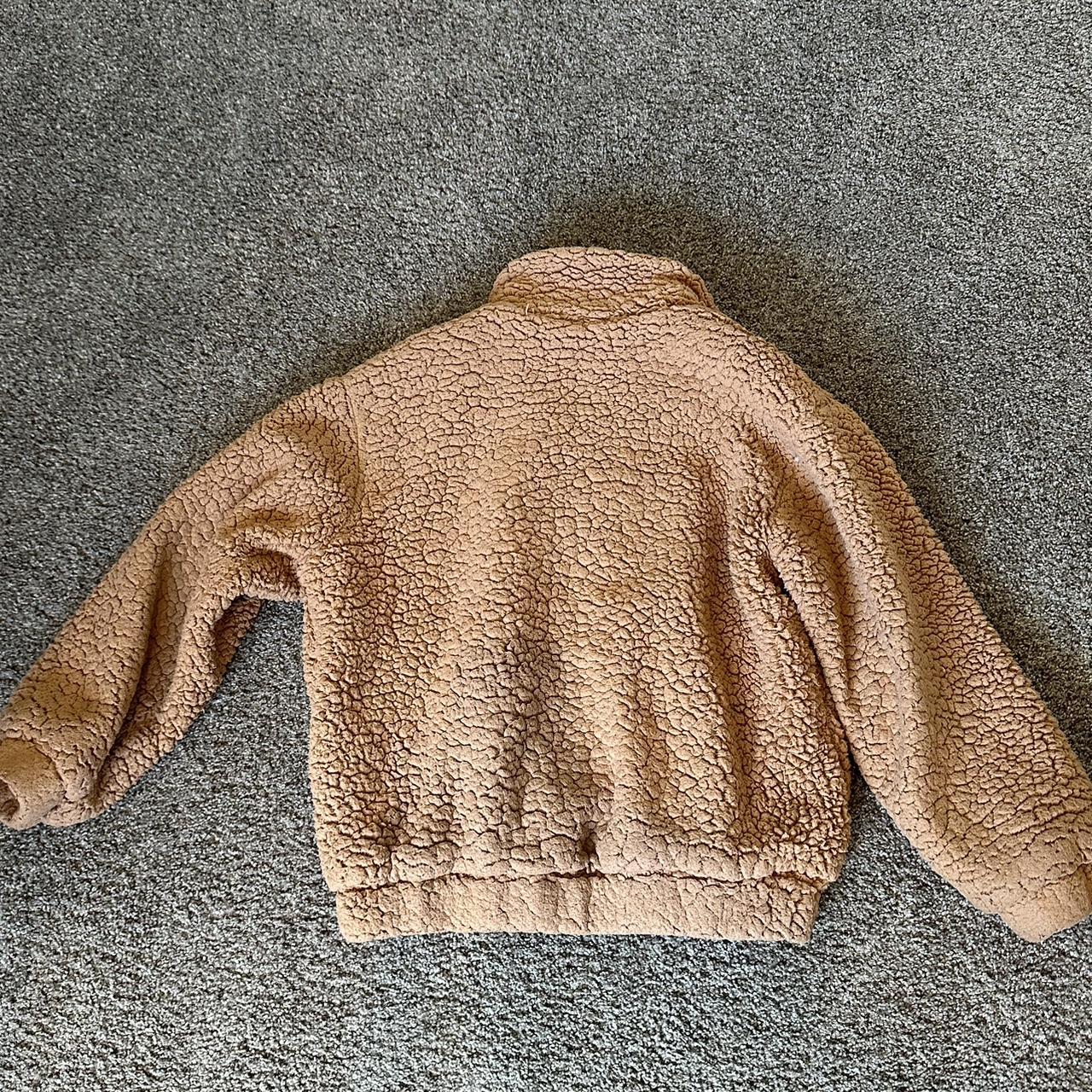 teddy bear coat with pockets teddy hear jacket... - Depop