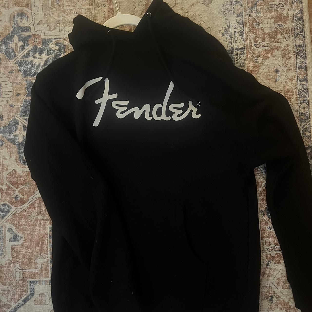 FENDER HOODIE! 🎸 SIZE SMALL BUT OVERSIZED EVEN ON A... - Depop