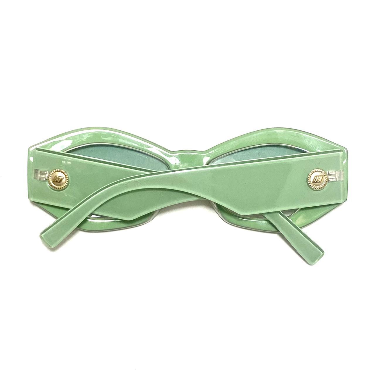 Le Specs The Ginchiest Ripple Green Sunglasses. So... - Depop