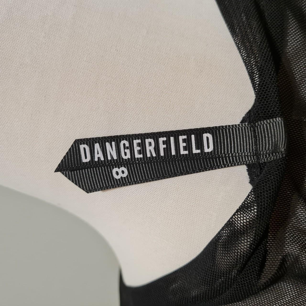Dangerfield Black mesh top Well worn but in great... - Depop