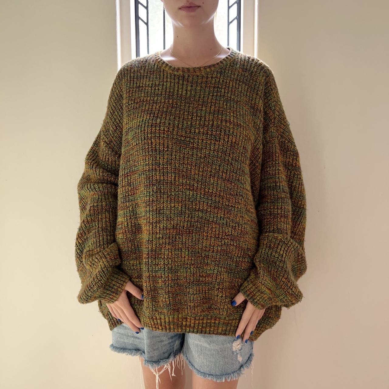 oversized chunky jumper ☆ thick, comfy material ☆... - Depop