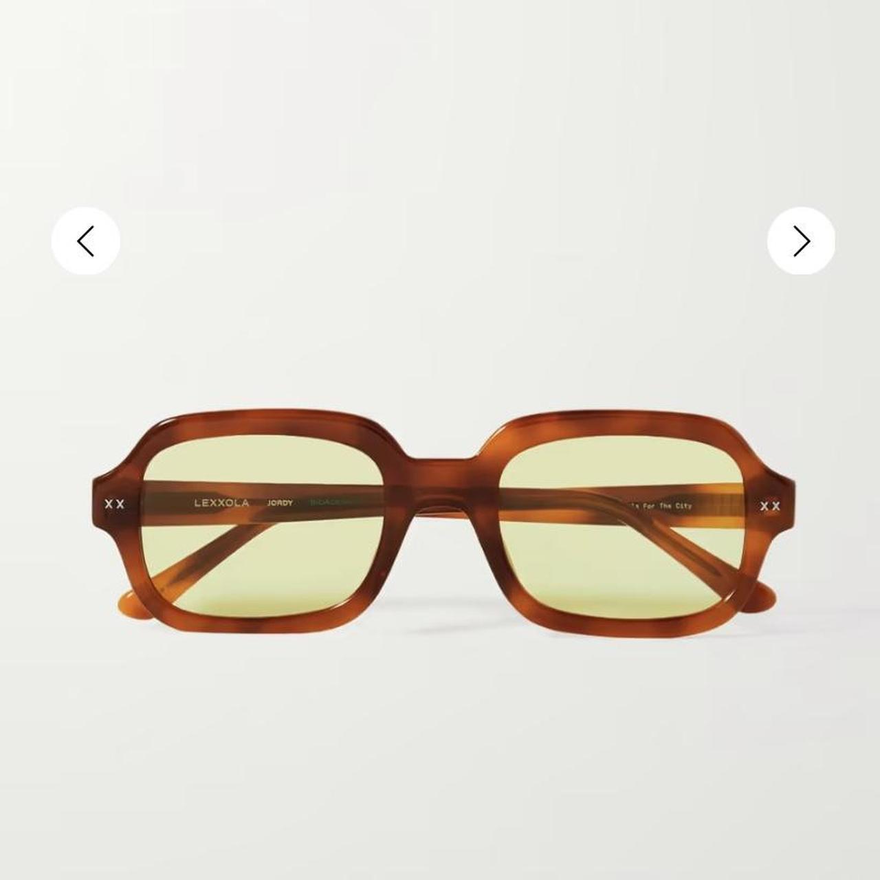 LEXXOLA Jordy square-frame tort #lexxola... - Depop