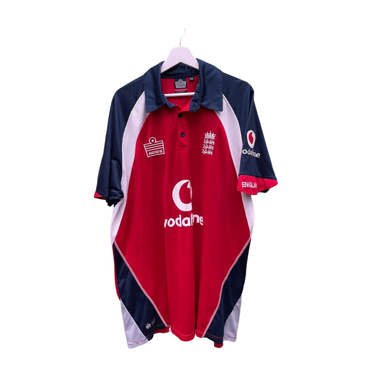 English National Team Cricket Shirt Jersey Admiral... - Depop